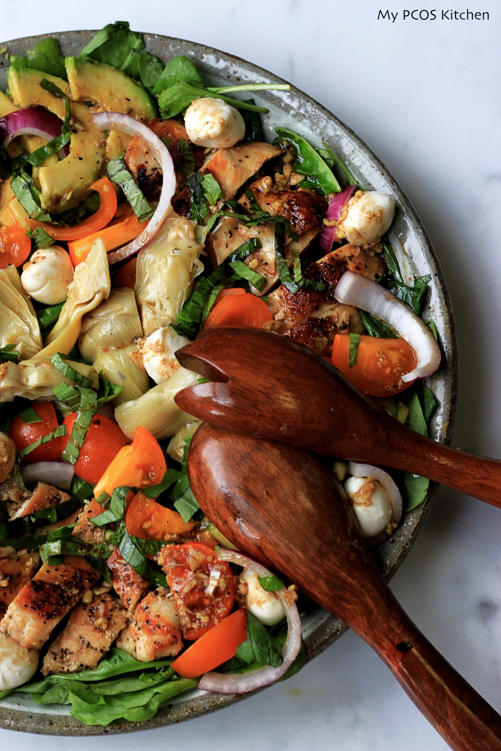 Loaded Chicken Salad | My PCOS Kitchen